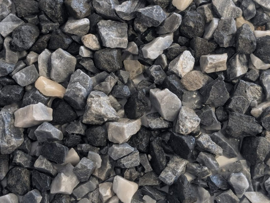 20mm Polar Black Ice Chippings - Polar Ice Gravel Bulk Bags